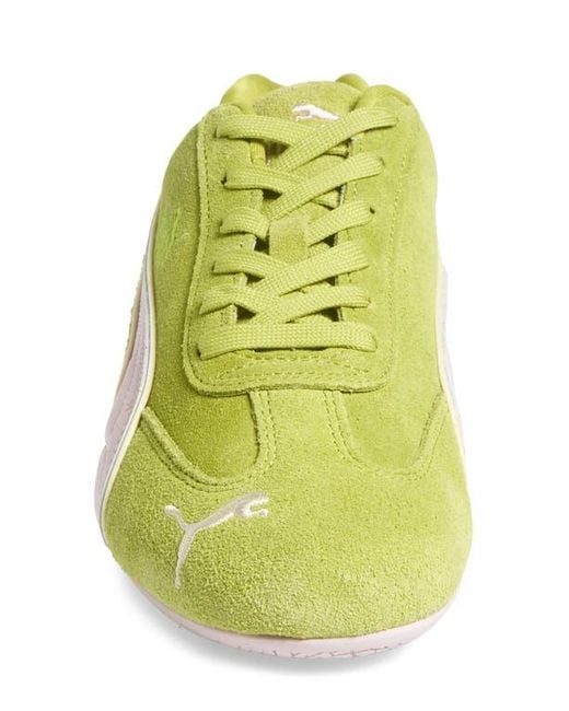 PUMA Speedcat Piping Sneaker in Yellow | Lyst