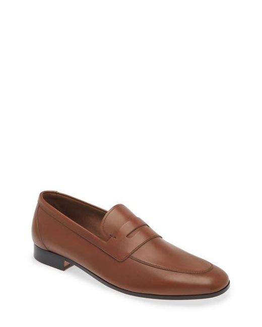 J.M. Weston Woogie Apron Toe Loafer in Brown for Men | Lyst