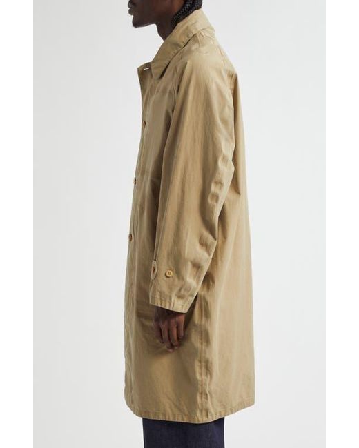 Visvim Henderson 3L Laminated Linen Coat in Natural for Men | Lyst