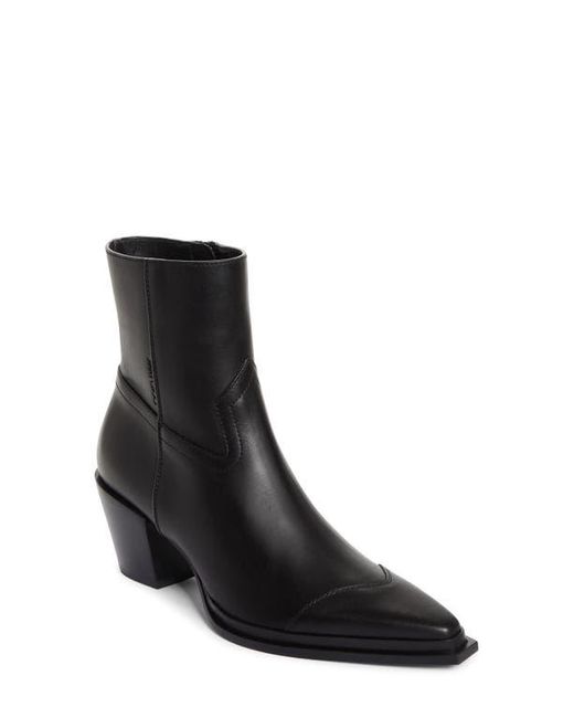 Jimmy Choo Cece Western Bootie in Black | Lyst