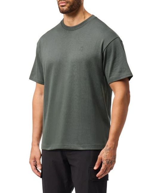 Psycho Bunny Duke Relaxed Fit Pima Cotton T-Shirt in Gray for Men | Lyst