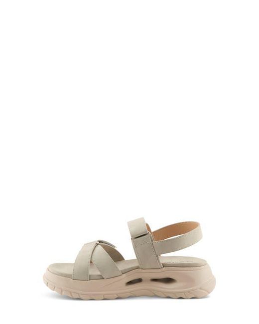 Flexus by Spring Step Firebird Platform Sandal in Natural | Lyst