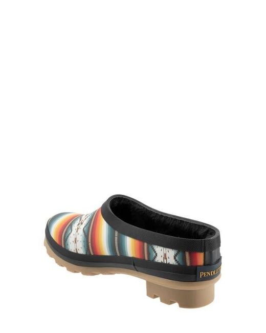 Pendleton Saltillo Sunset Waterproof Clog in Black | Lyst