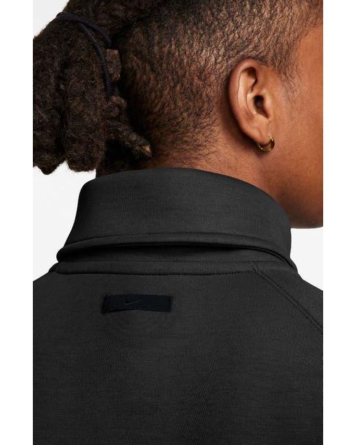 Nike Oversize Tech Fleece Reimagined Half Zip Pullover in Black for Men ...