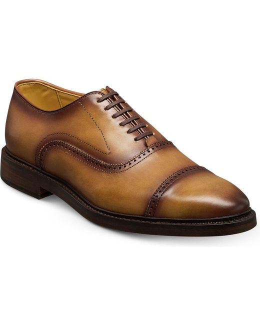 Allen Edmonds Murray Cap Toe Oxford in Brown for Men | Lyst