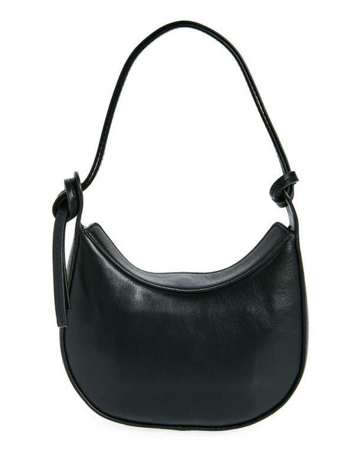 Reformation Mini Rosetta Leather Shoulder Bag in Black | Lyst