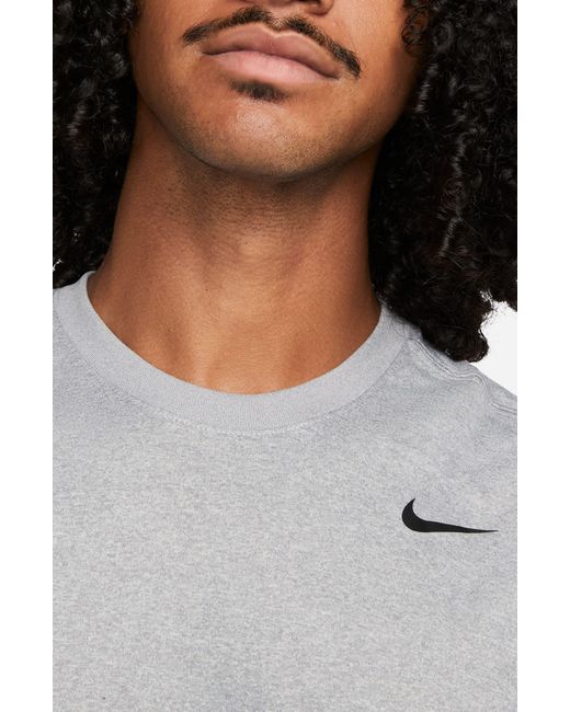 Nike Dri-fit Legend Fitness Muscle T-shirt in White for Men | Lyst