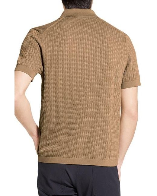 Theory Tactile Cotton Polo for Men | Lyst
