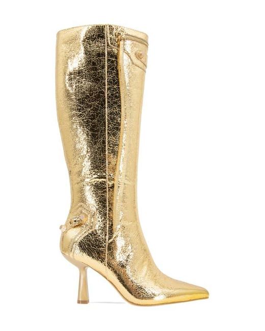 BCBGMAXAZRIA Irina Pointed Toe Knee High Boot in Brown | Lyst