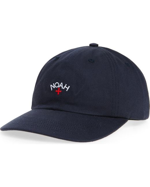 Noah Core Logo Baseball Cap in Blue for Men | Lyst