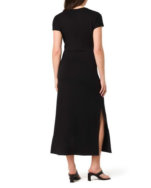 Spanx Airessentials Tie Waist Maxi Dress in Black | Lyst