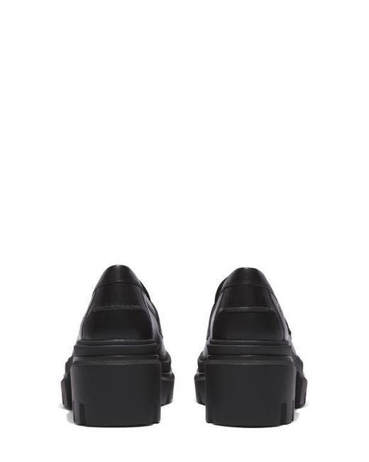 Timberland Everleigh Platform Penny Loafer in Black | Lyst