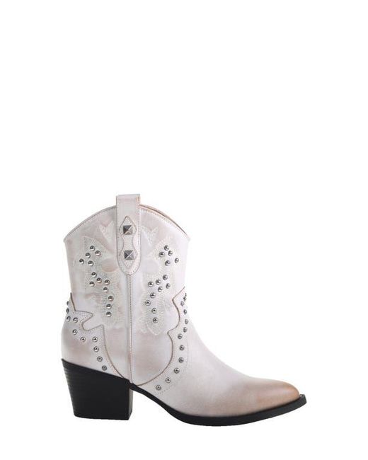 Dirty Laundry Nowhere Pointed Toe Western Boot in White | Lyst