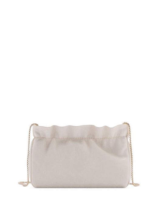 Mango Chain Strap Faux Leather Bag in Natural | Lyst