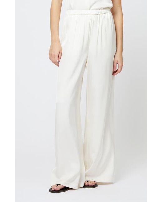 French Connection Wide Leg Pants in White | Lyst