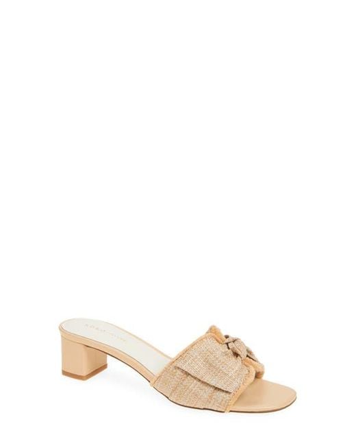 KOKO + PALENKI Samantha Raffia Slide Sandal in Natural | Lyst