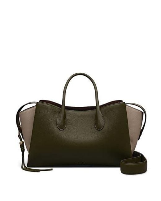 Radley The Romilly Large Ziptop Satchel Bag in Green | Lyst