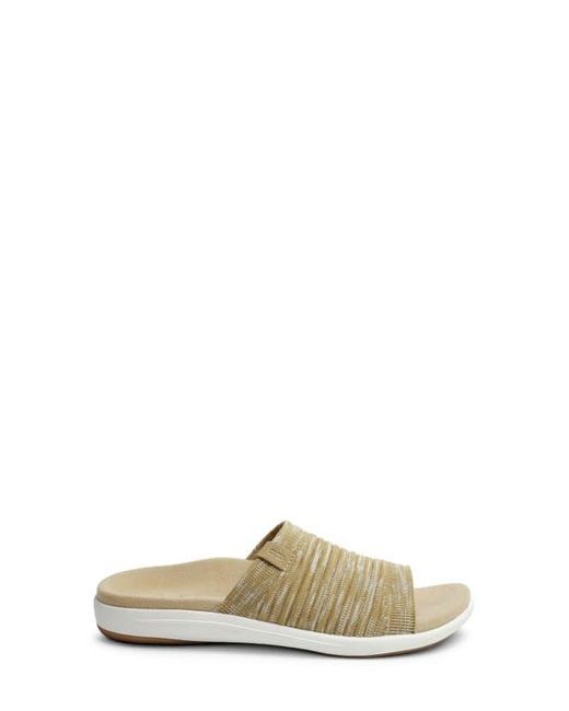 Revitalign Vanessa Slide Sandal in Natural | Lyst