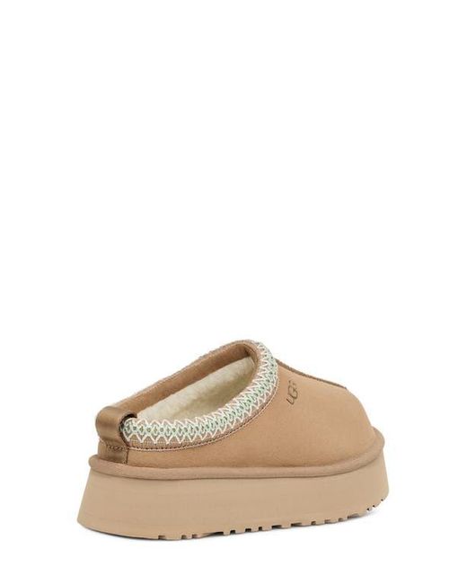 UGG Tazz Platform Slipper in Natural | Lyst