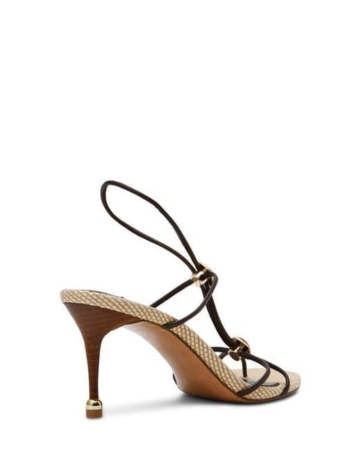 Steve Madden Ramos Slingback Sandal in Metallic | Lyst