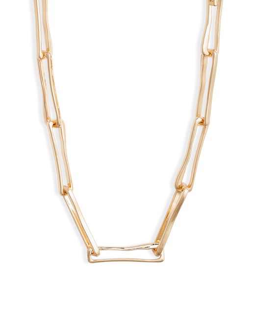 Open Edit Rectangle Chain Necklace in Metallic | Lyst