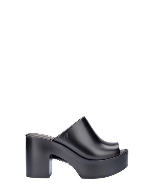 Melissa Hype Platform Slide Sandal in Black | Lyst