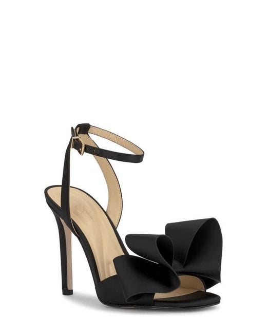 Jessica Simpson Olivine Ankle Strap Sandal in Black | Lyst