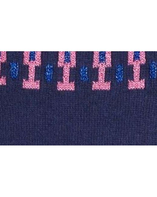 Boden Eleanor Fair Isle Long Sleeve Dress in Blue | Lyst