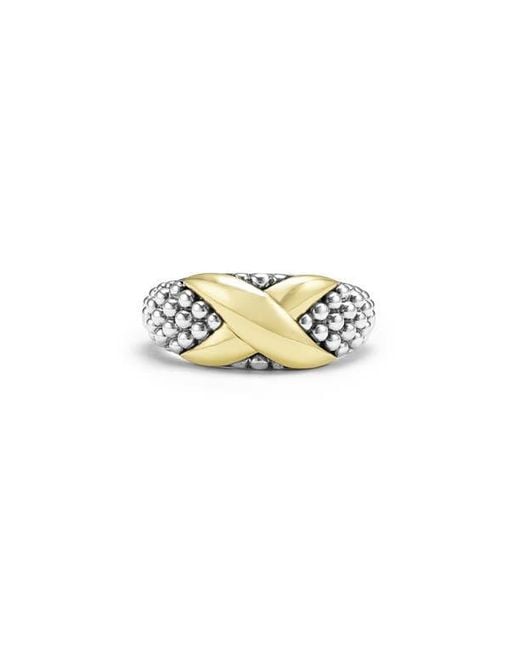Lagos Embrace Ring in Metallic | Lyst