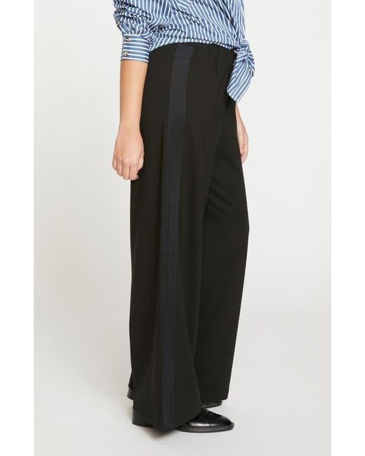 UNIVERSAL STANDARD Stephanie Ponte Wide Leg Pants in Black | Lyst