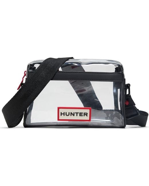HUNTER Everyday Clear Crossbody Bag in Black | Lyst