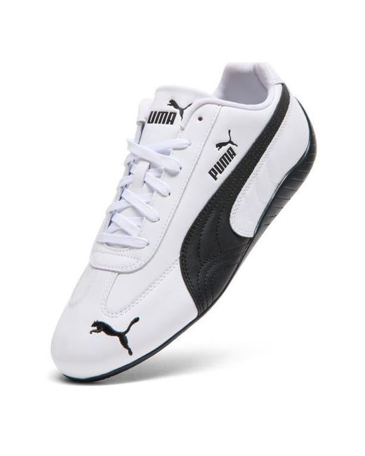 PUMA Speedcat Full Leather Sneaker in White for Men | Lyst