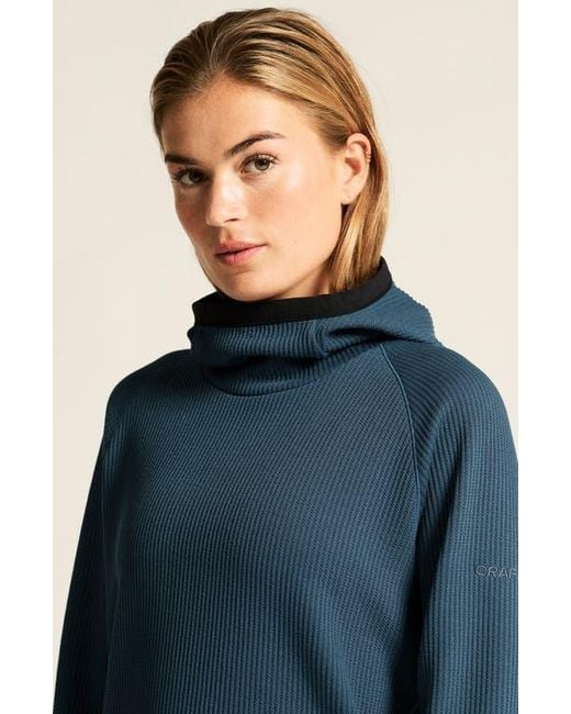 C.r.a.f.t Grid Hoodie in Blue | Lyst