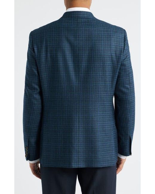 Heritage Gold Milano Regular Fit Check Super 130S Wool Sport Coat in ...
