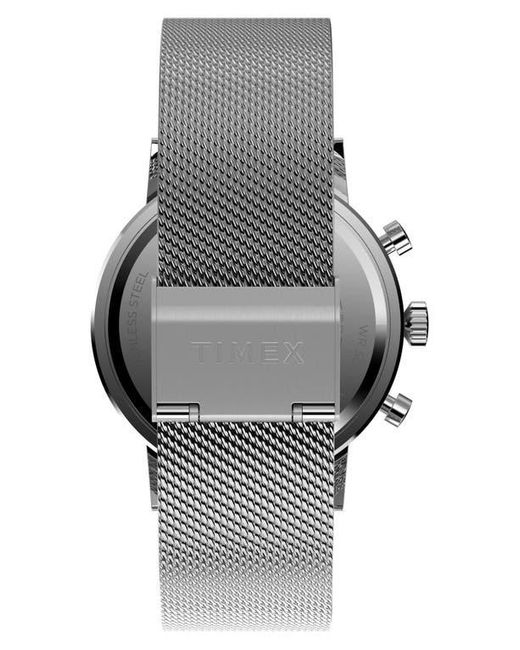 Timex Midtown Chronograph Mesh Strap Watch, 40Mm in Gray for Men | Lyst