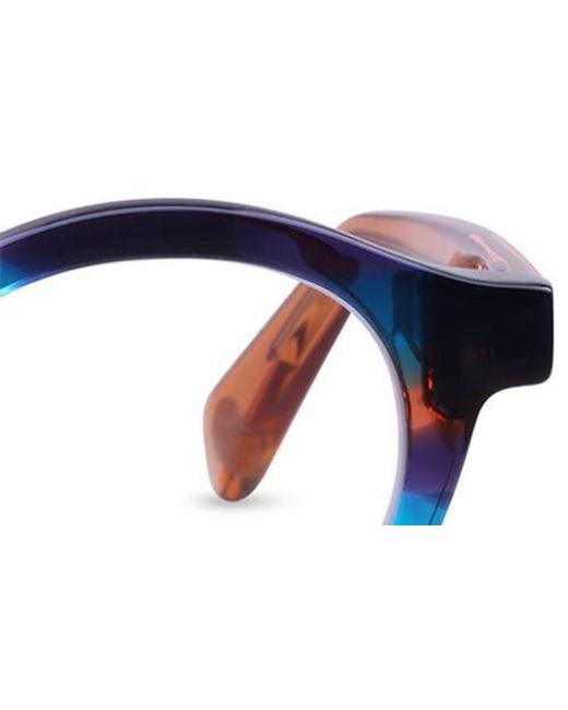 Eyebobs Tv Party 41Mm Round Reading Glasses in Blue | Lyst