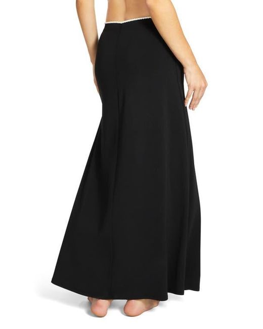 Robin Piccone Ava Cover-Up Maxi Skirt in Black | Lyst
