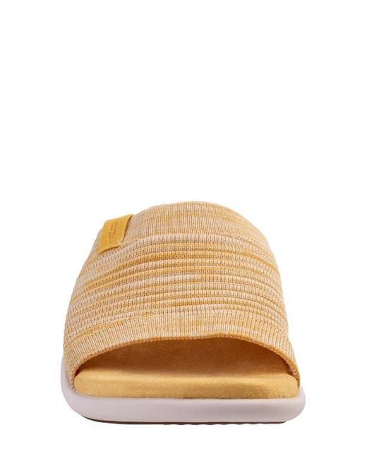 Revitalign Vanessa Slide Sandal in Metallic | Lyst