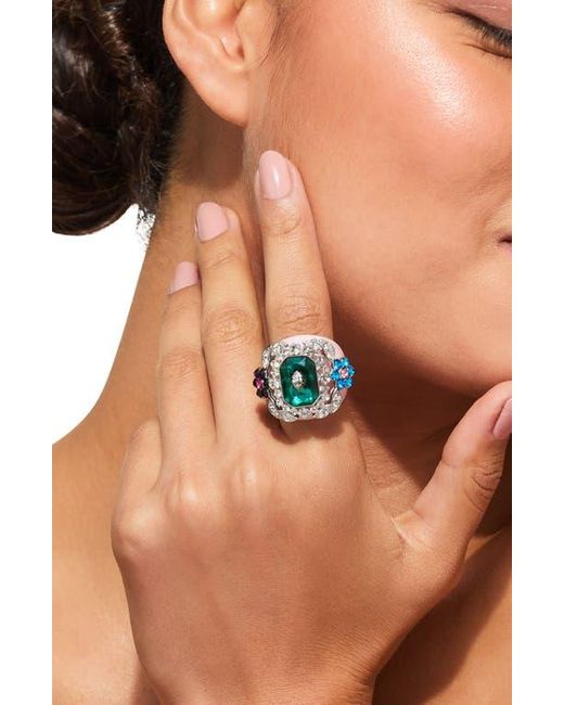 Kurt Geiger Chunky Dome Cocktail Ring | Lyst