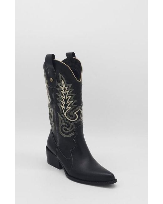 Stivali New York Loyal Western Cowboy Boots in Black | Lyst