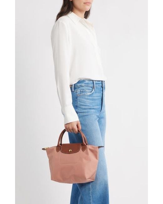 Longchamp Small Le Pliage Original Top Handle Bag | Lyst