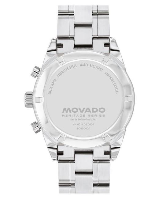 Movado Calendoplan Chronograph Bracelet Watch, 42Mm in Gray for Men | Lyst