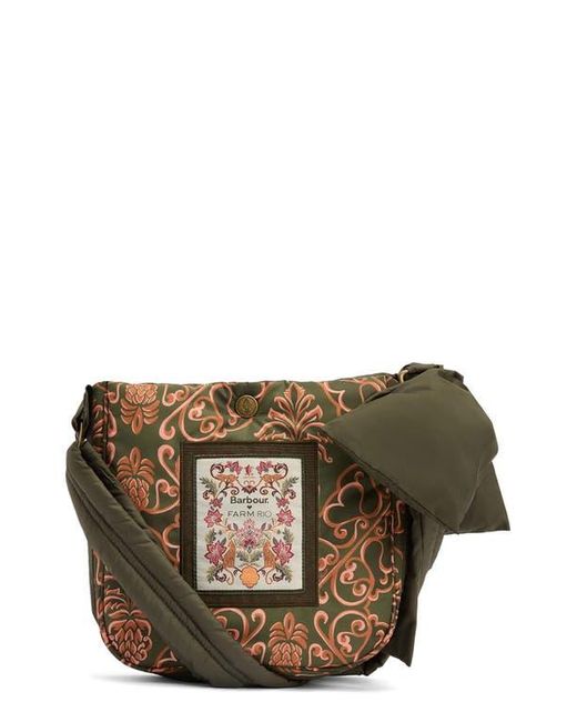 Barbour X Farm Rio Ana Clara Bow Crossbody Bag in Metallic | Lyst