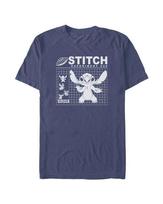 Lilo Et Stitch Experiment 626 Graph Graphic T-Shirt in Blue for Men | Lyst