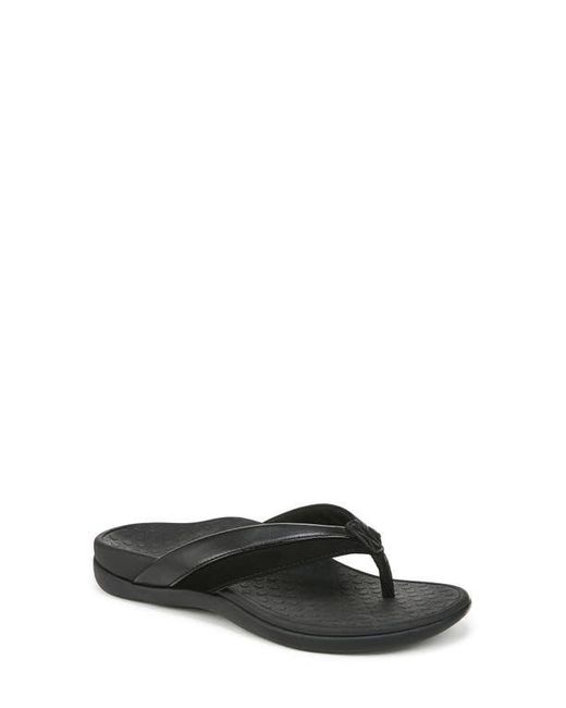 Vionic Shore Flip Flop in Black | Lyst