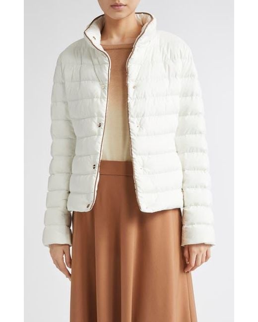 Herno Arendelle Down Puffer Jacket in Brown | Lyst