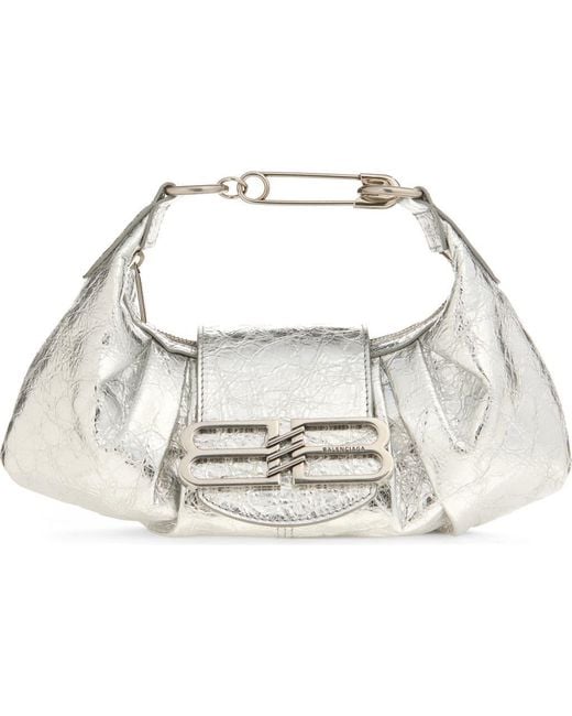 Balenciaga Small Pamela Crinkled Metallic Leather Shoulder Bag | Lyst