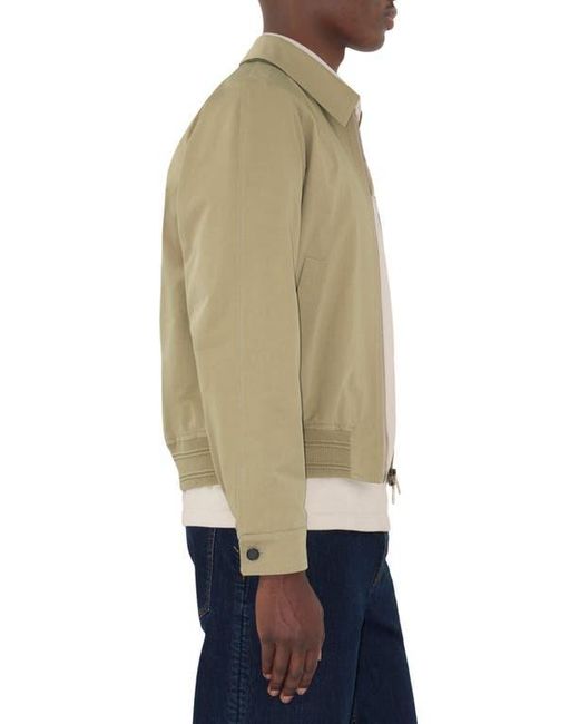 Burberry Harrington Cursive Hem Jacket in Natural for Men | Lyst