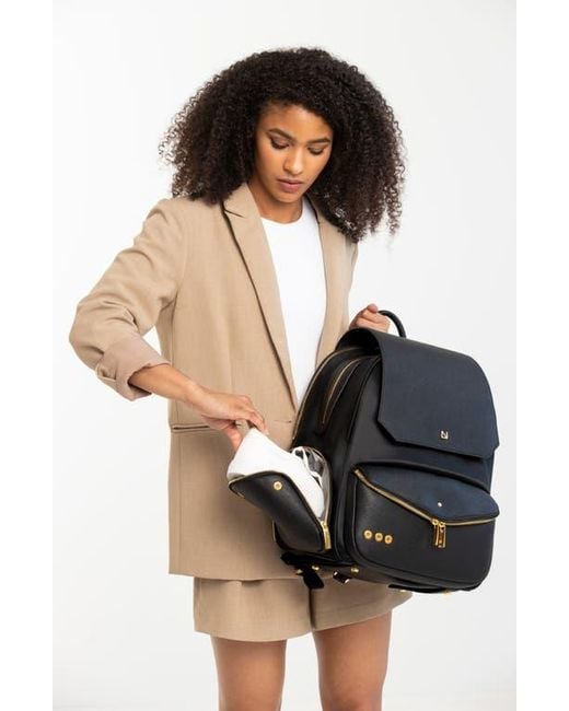 Lux and Nyx Zoe 15-Inch Laptop Backpack With Detachable Clutch in Black ...