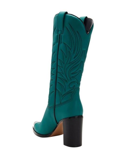 Katy Perry The Zaina Cap Toe Western Boot in Green | Lyst